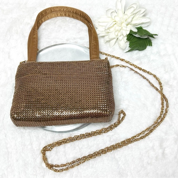 Lord & Taylor | Bags | Vintage Lord Taylor Bronze Metal Mesh Mini Bag ...